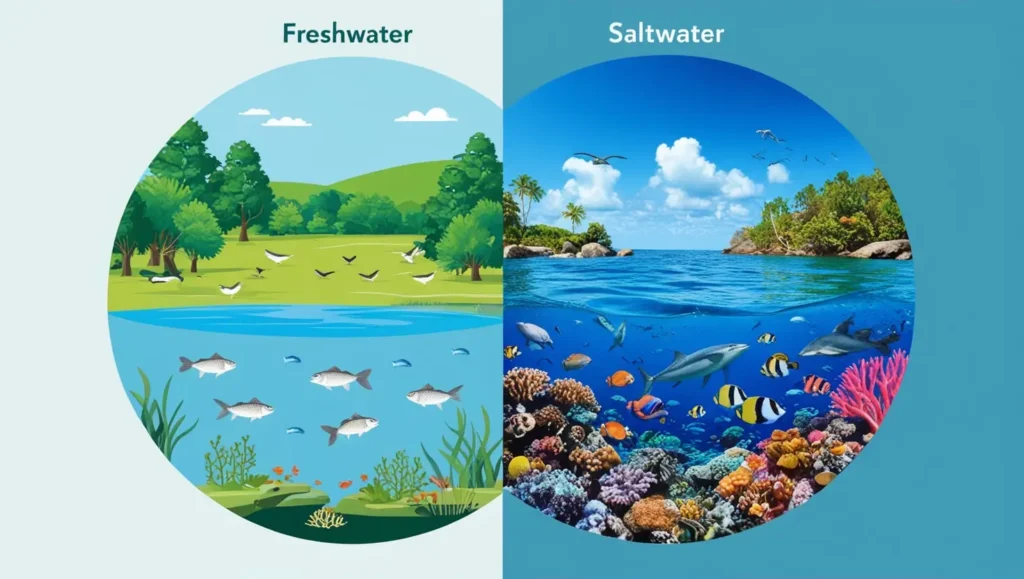 Freshwater vs Saltwater: 10 Ecosystem Differences Explained